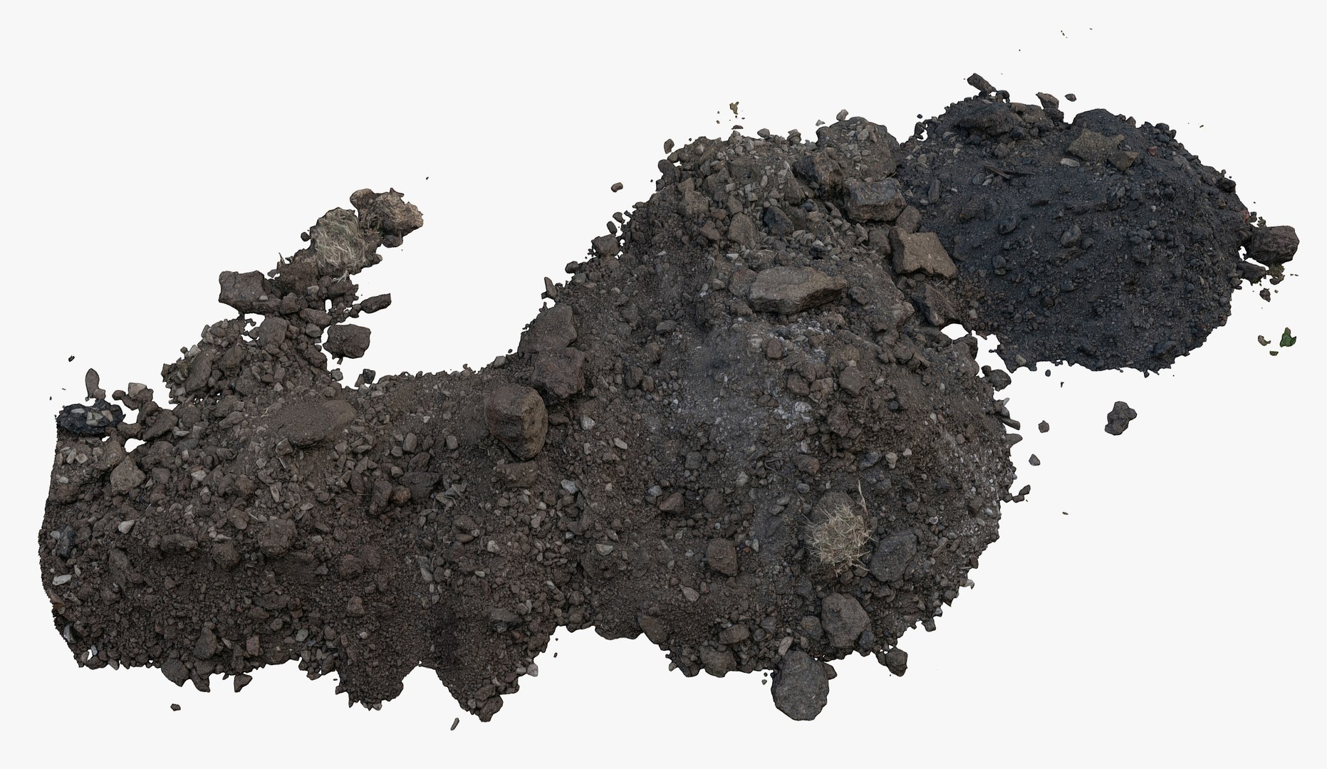 Piles Of Dark Construction Gardening Soil Mud Land Earth Dirt Heap Pile ...