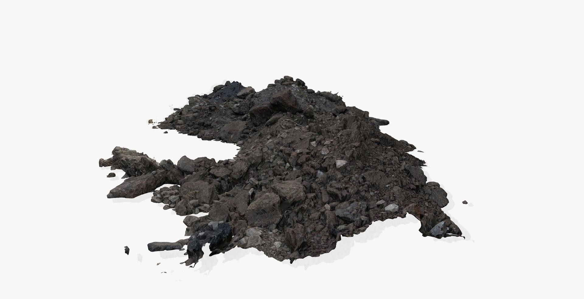 Piles Of Dark Construction Gardening Soil Mud Land Earth Dirt Heap Pile ...