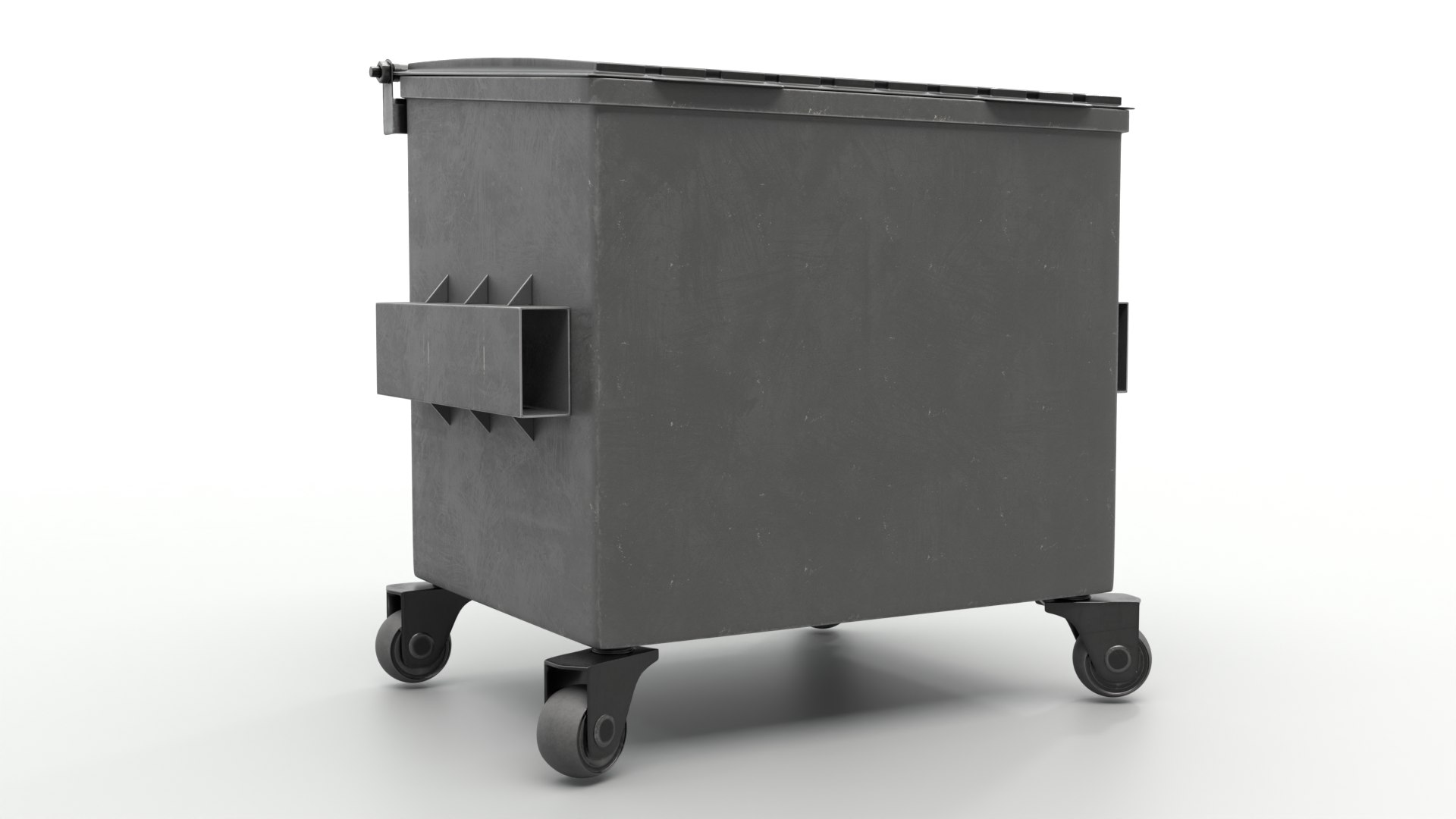 3D Industrial Dumpster 3D Model Game Ready PBR Quad Topology - TurboSquid 2382155