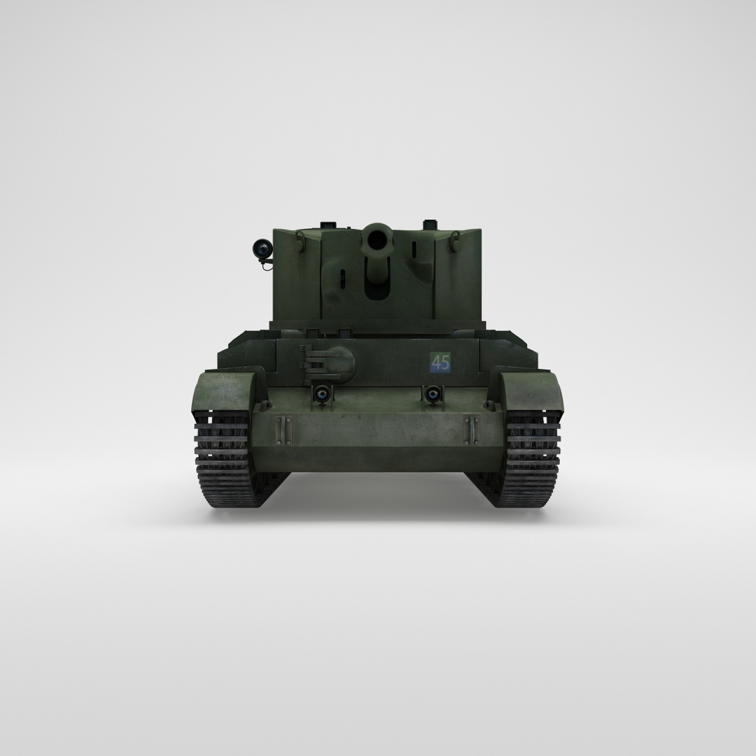 3d Model Cruiser Tank Mk Viii