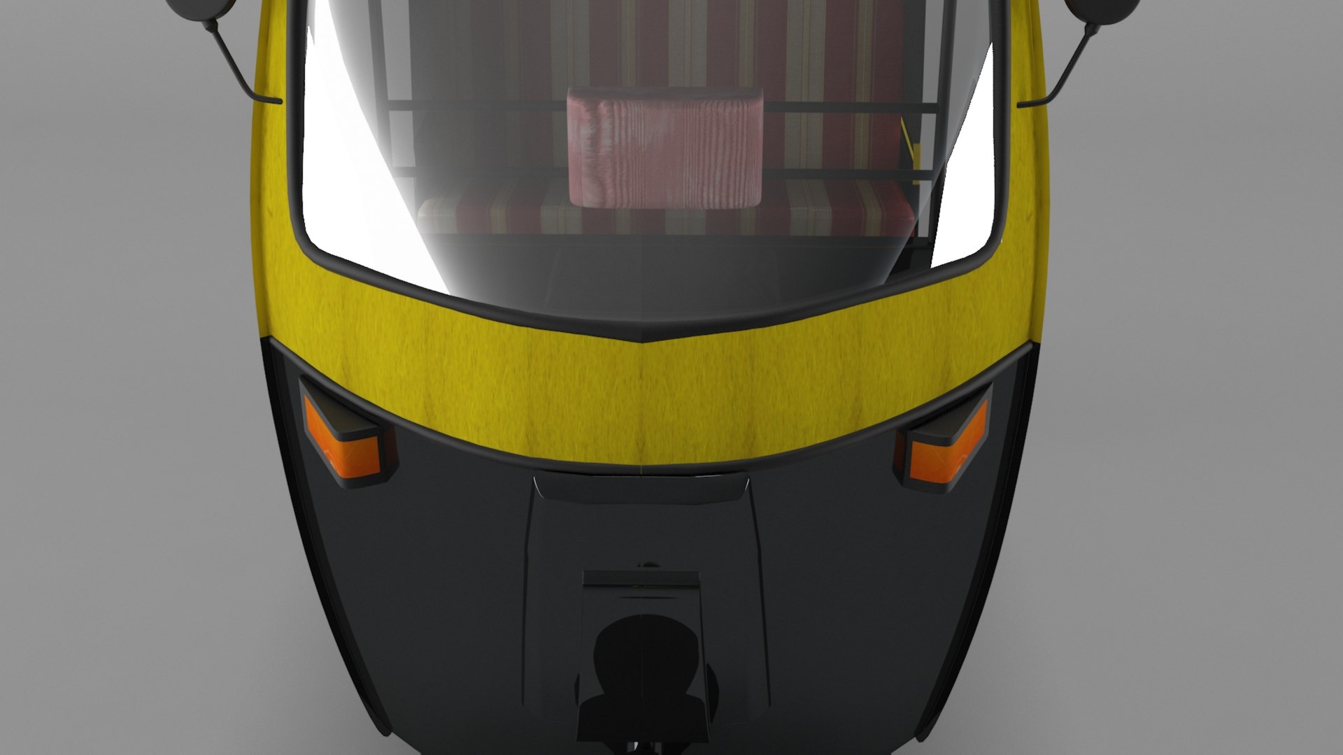 3d Model Indian Auto Rickshaw