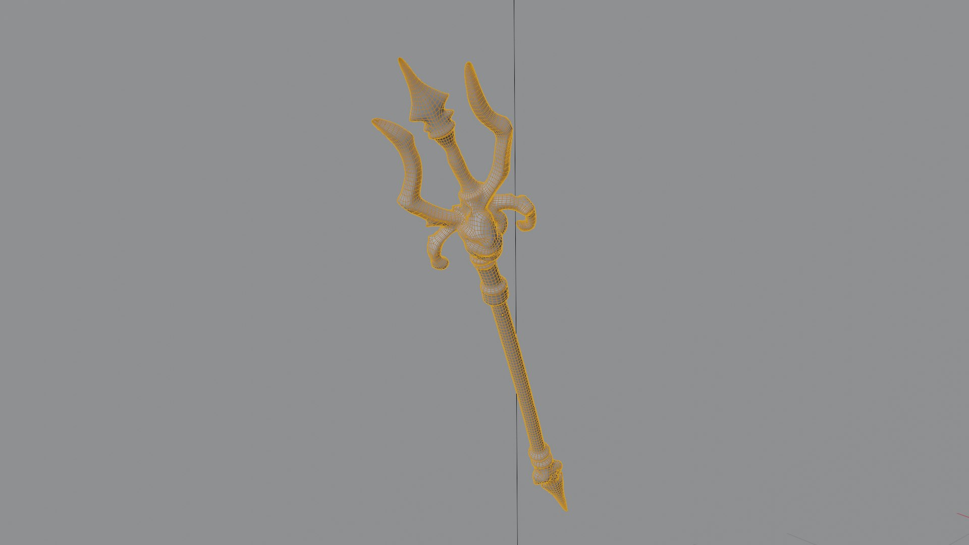 Ethereal Trident 3D Model Mystical Weapon Accessory 3D Model ...