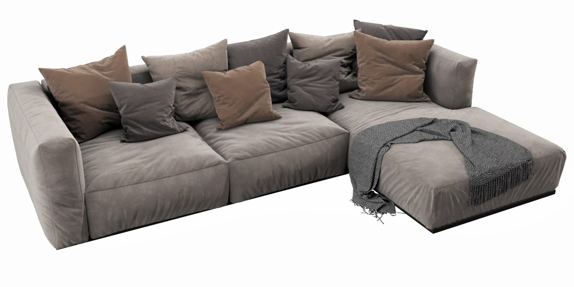 3D poliform shangai chaise lounge model - TurboSquid 1473773