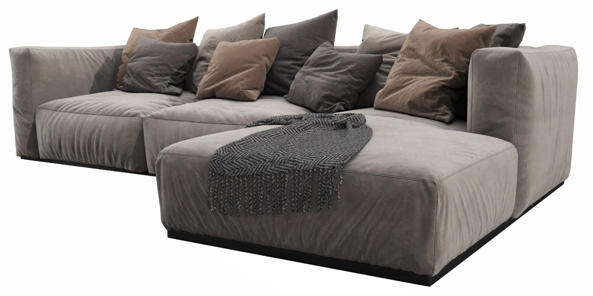 3D poliform shangai chaise lounge model - TurboSquid 1473773
