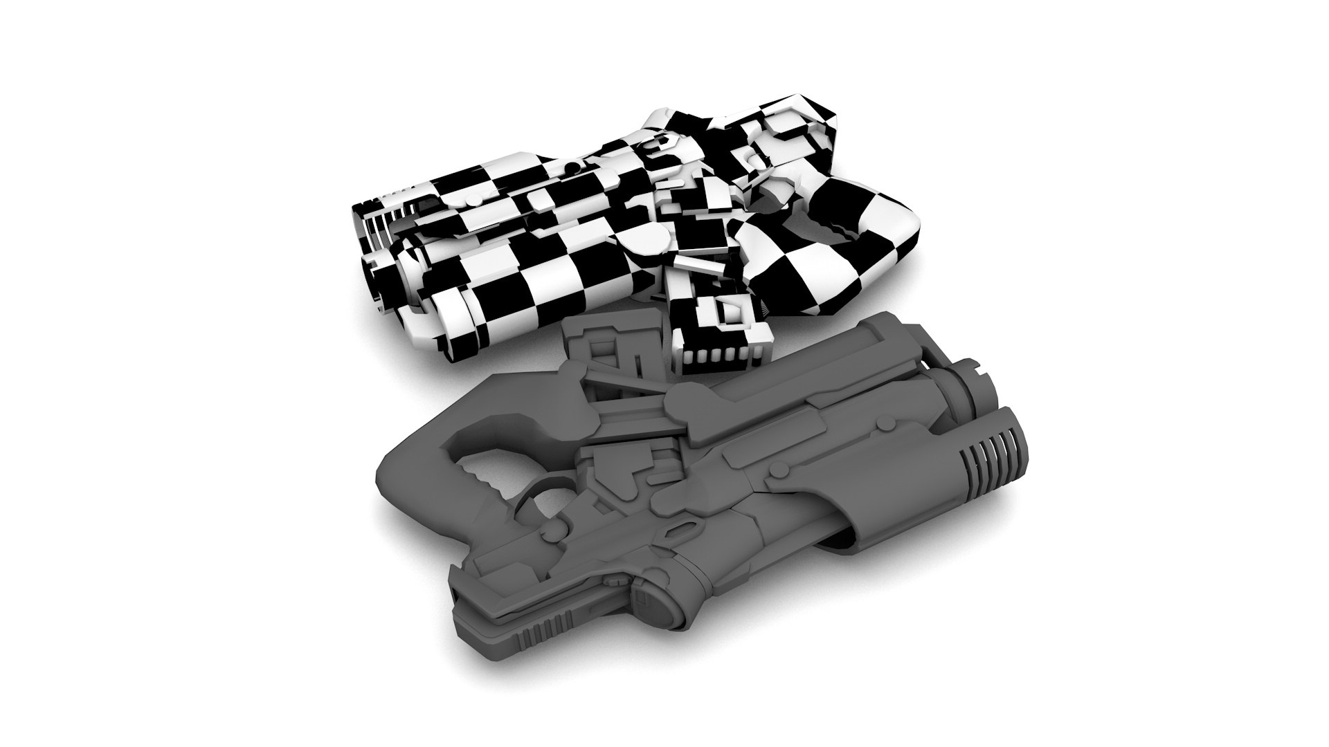 3D Burst Gun Model - TurboSquid 1885262
