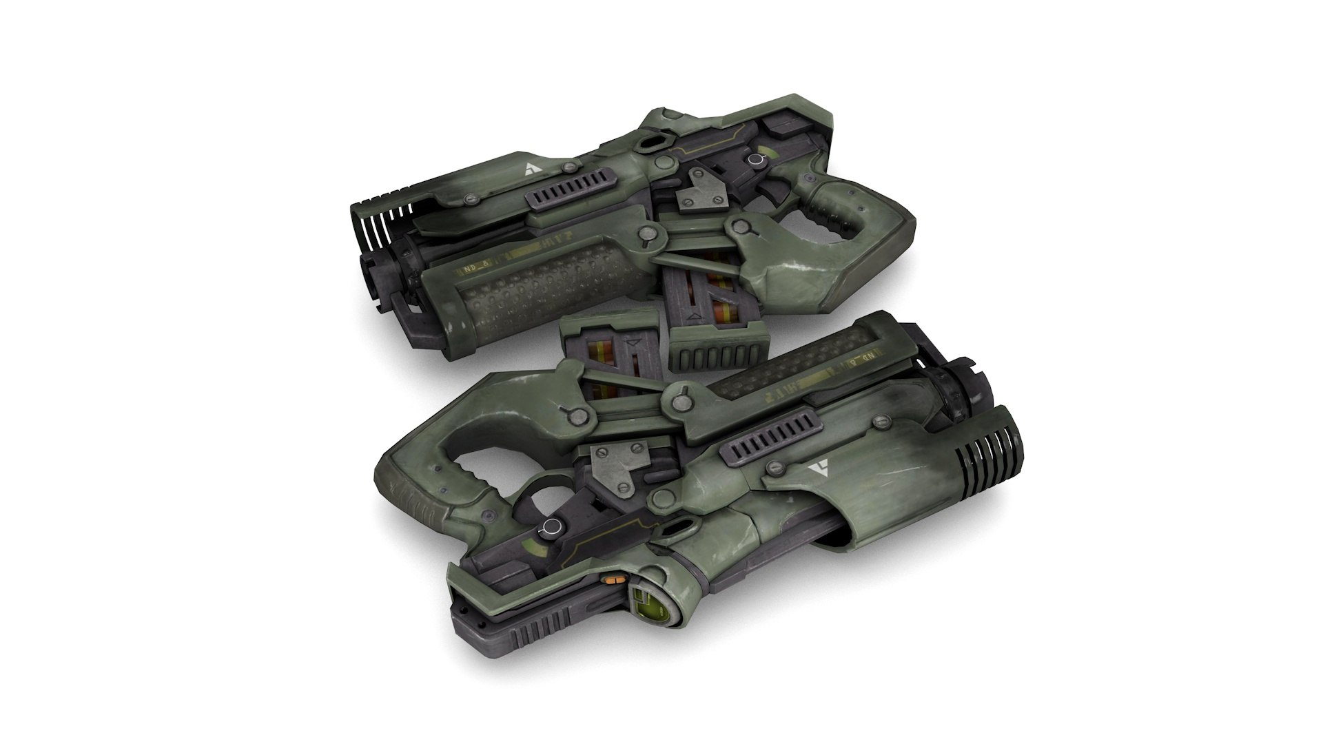 3D Burst Gun Model - TurboSquid 1885262