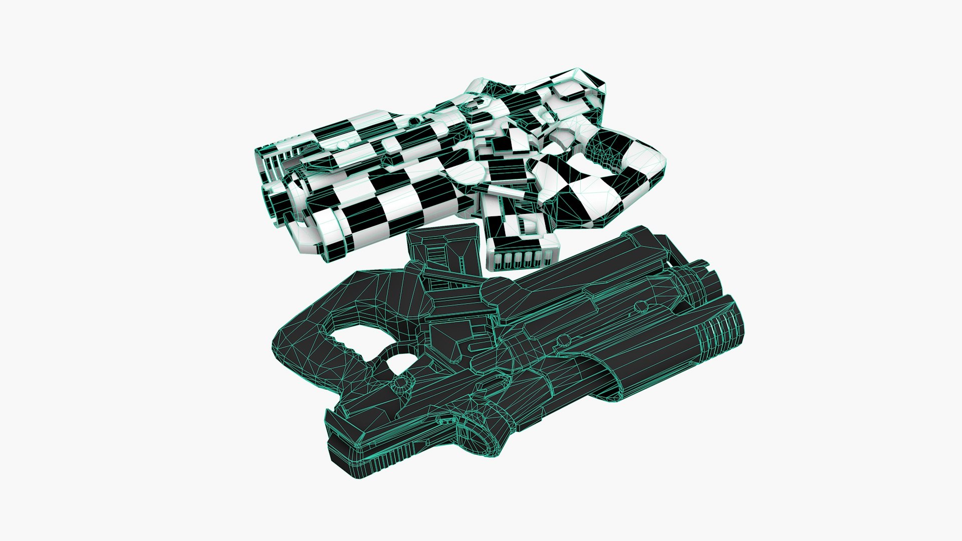 3D Burst Gun Model - TurboSquid 1885262