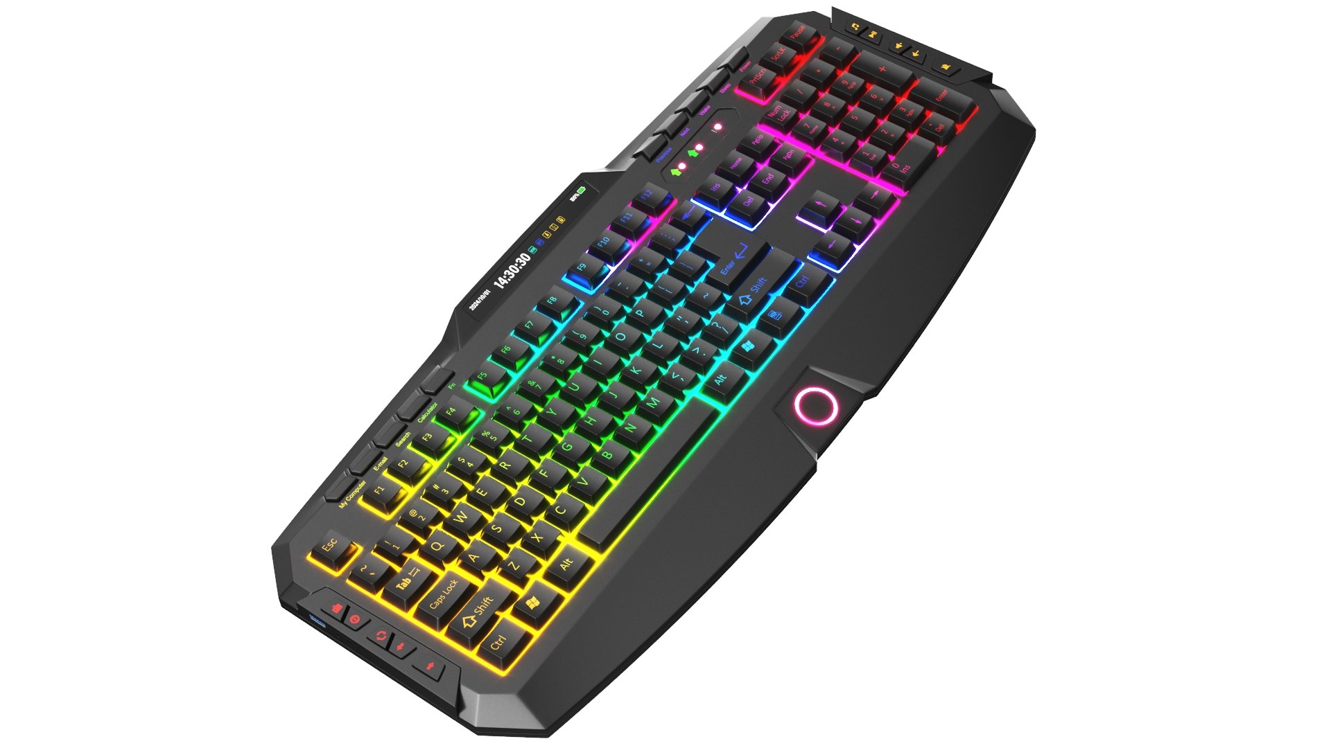 Detailed Gaming Keyboard 3D Model - TurboSquid 2301069