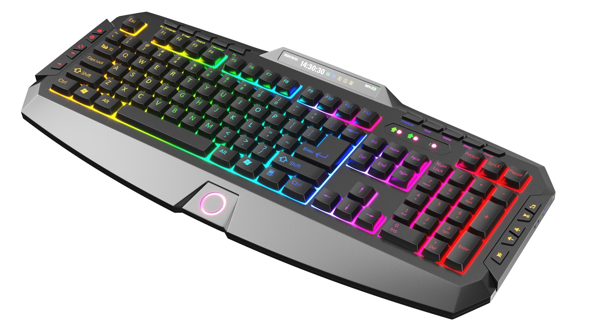 Detailed Gaming Keyboard 3D Model - TurboSquid 2301069