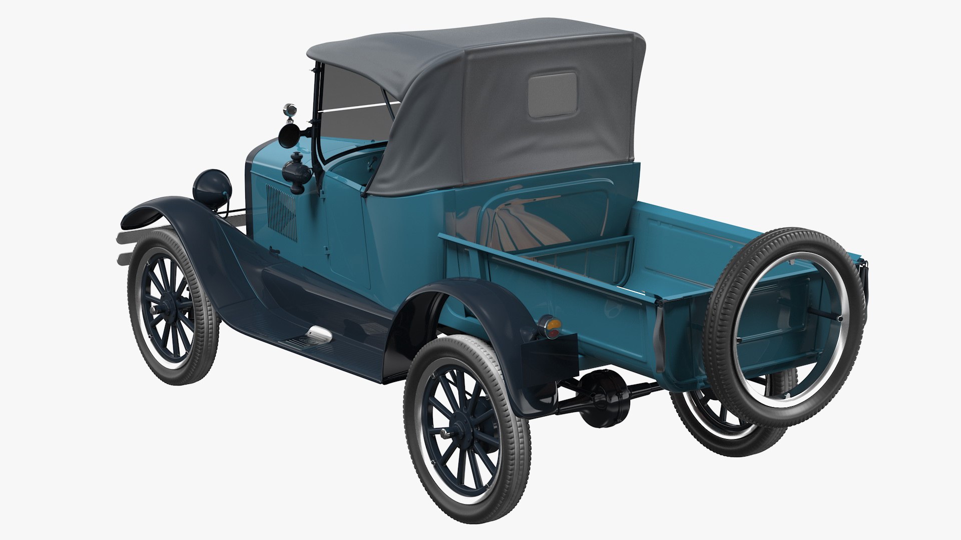 T roadster pickup rigged 3D model - TurboSquid 1550787