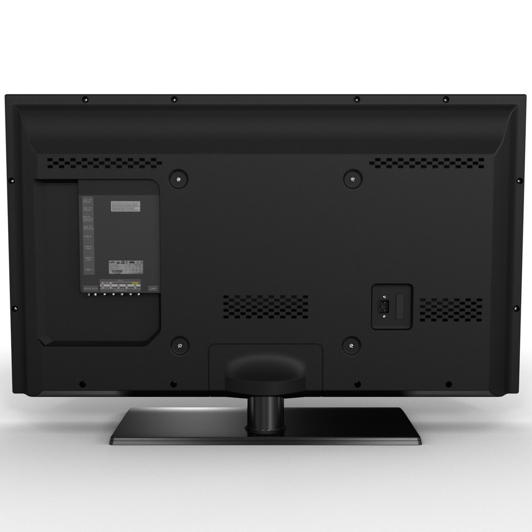 3d model samsung tv un55eh6070 55-inch
