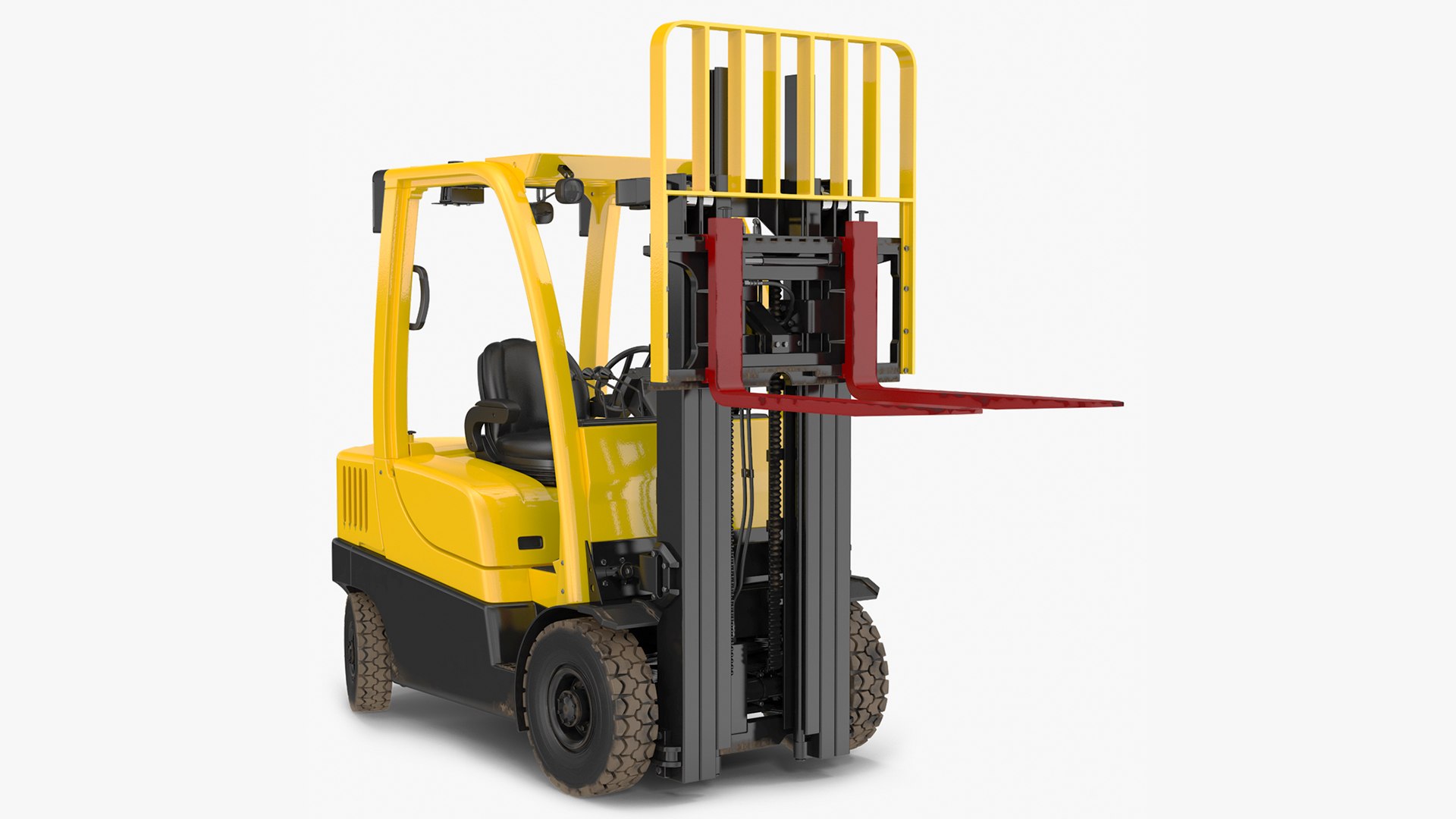 3D Electric Forklift Rigged - TurboSquid 2080727