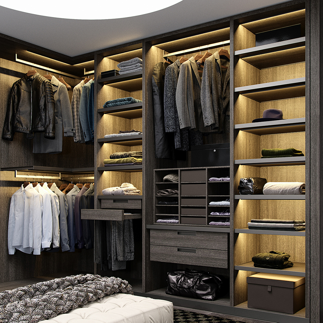 Poliform senzafine wardrobe - 3D model - TurboSquid 1370435