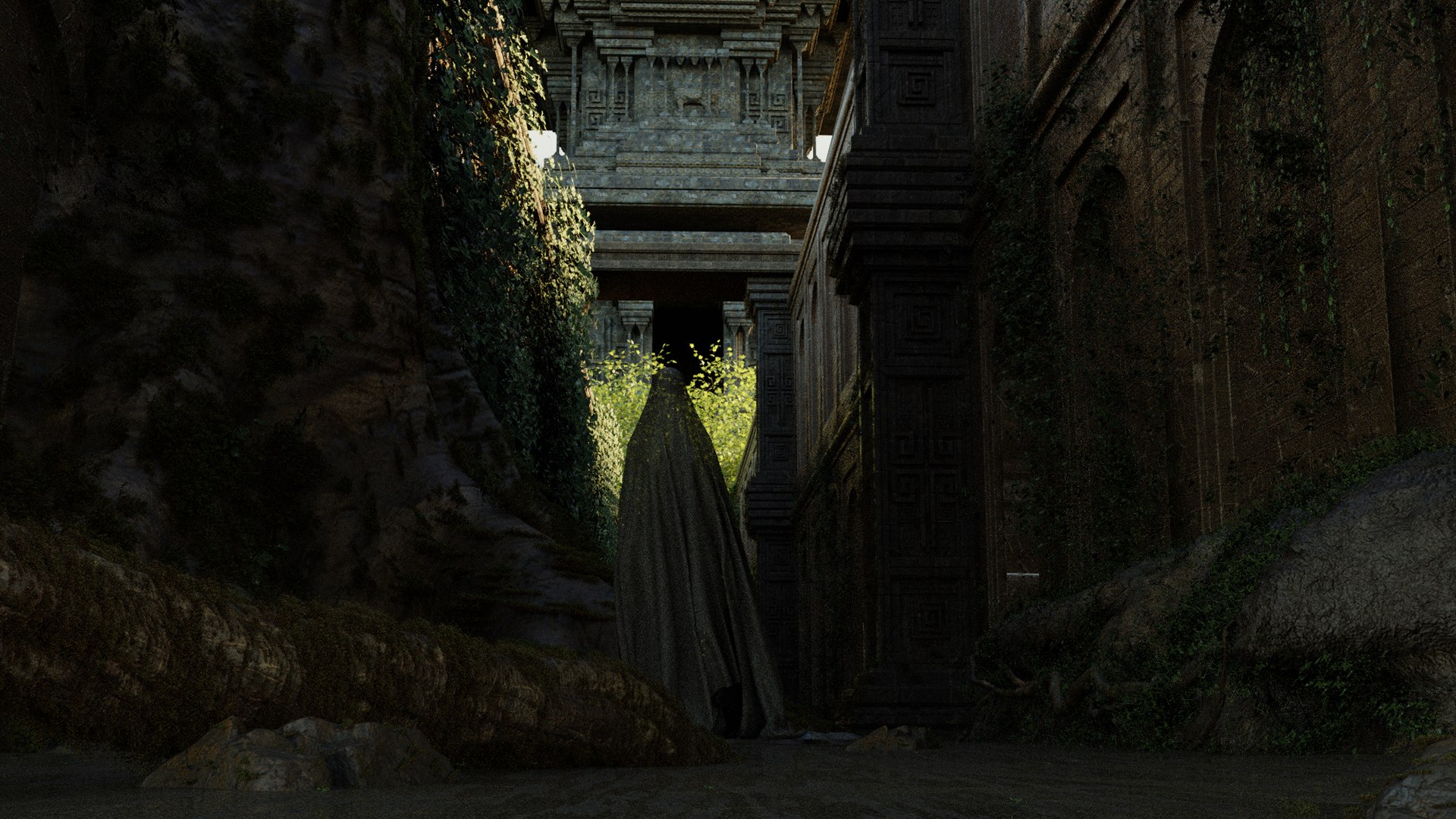 3D Eclipse Sanctum Temple Scene Blend 3D Model - TurboSquid 2257641