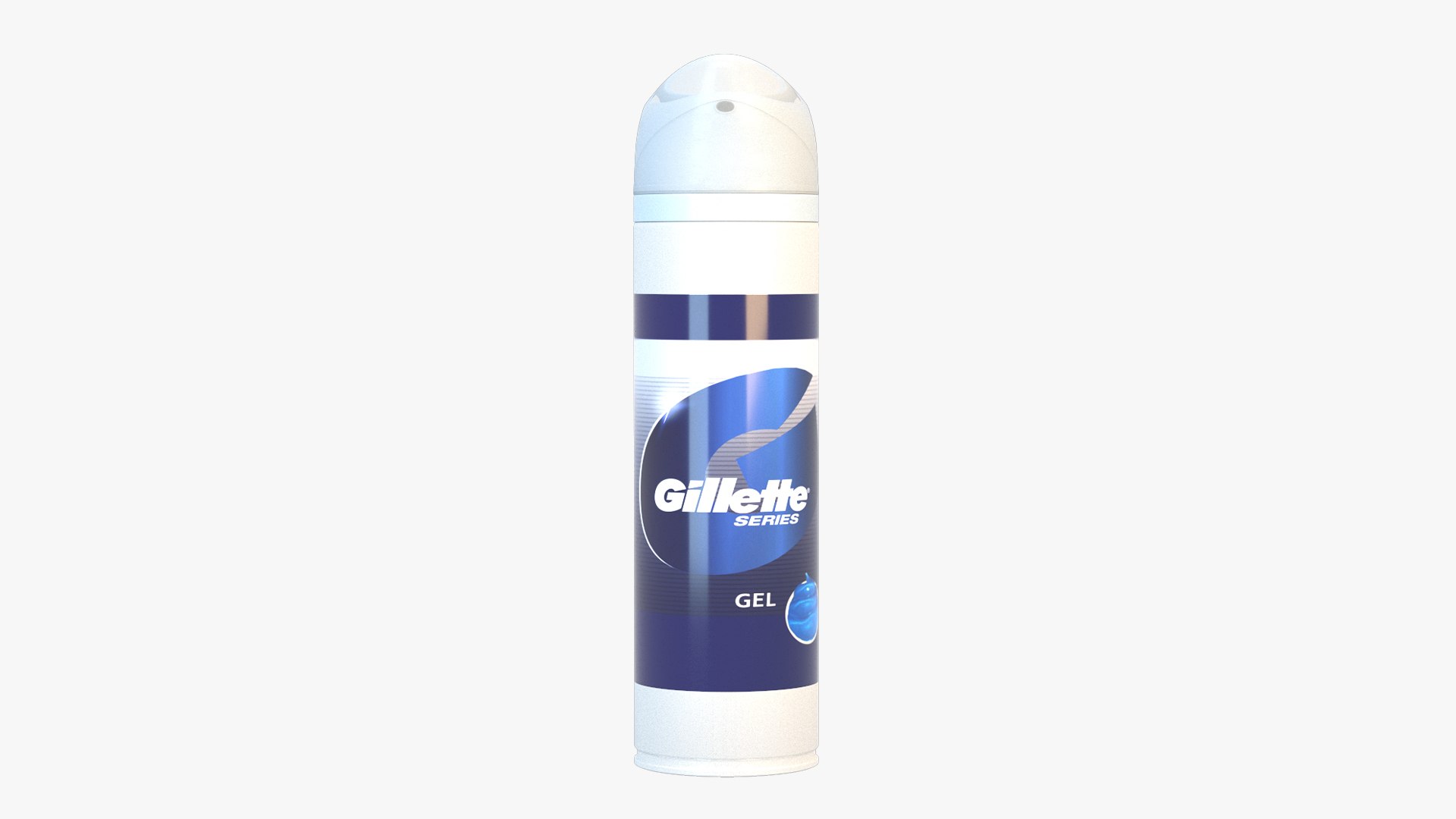 3D shaving gel gillette model - TurboSquid 1557011