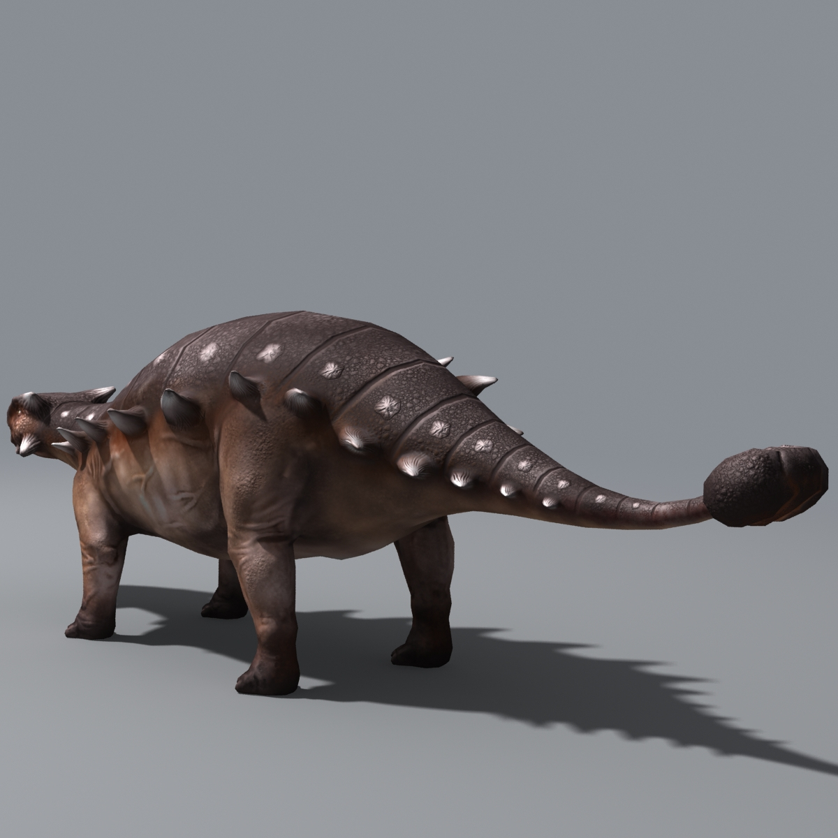 3d ankylosaurus cretaceous ankylosaurs dinosaur model