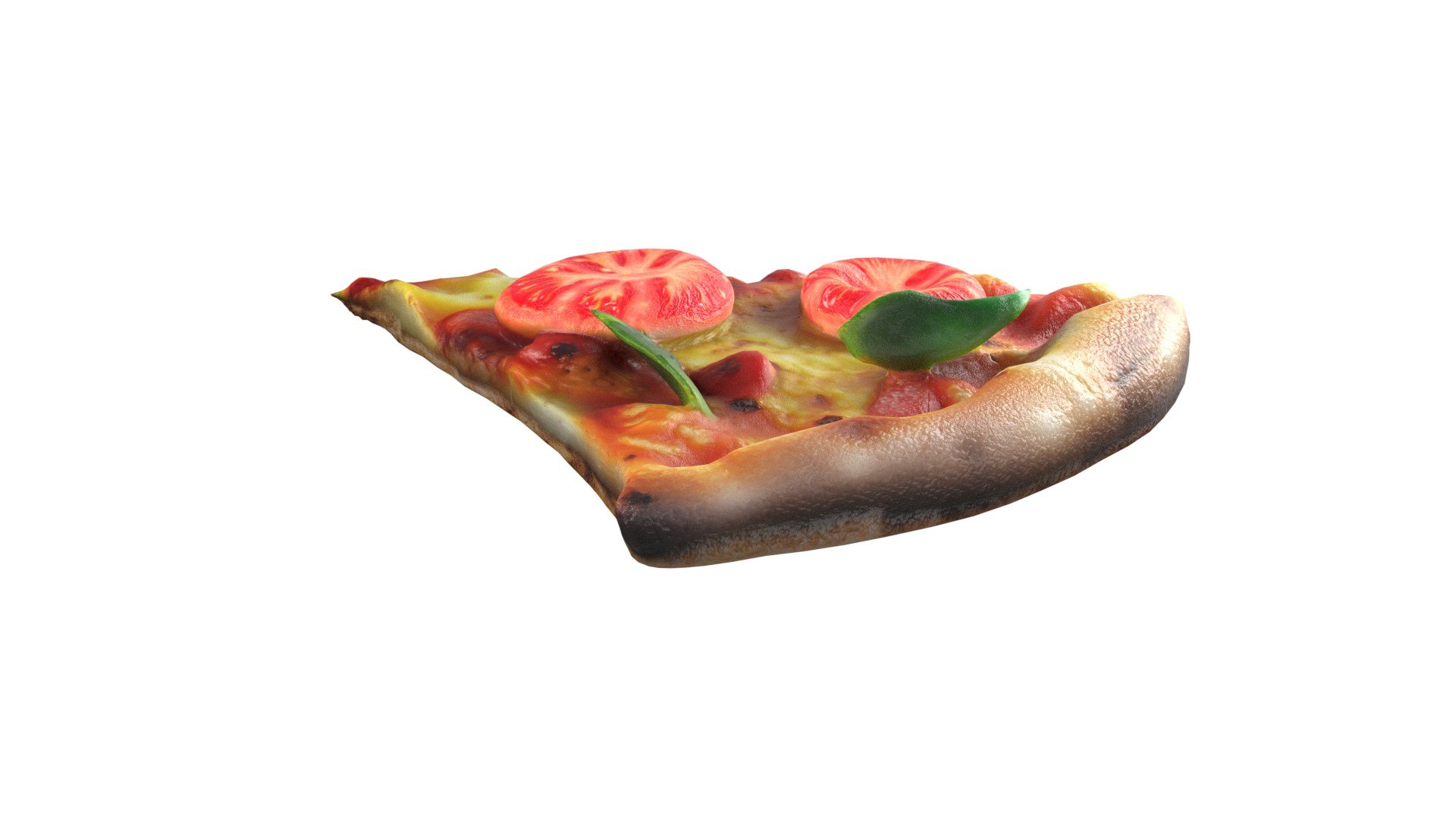 3D Pizza Slice 4 Model - TurboSquid 2387817