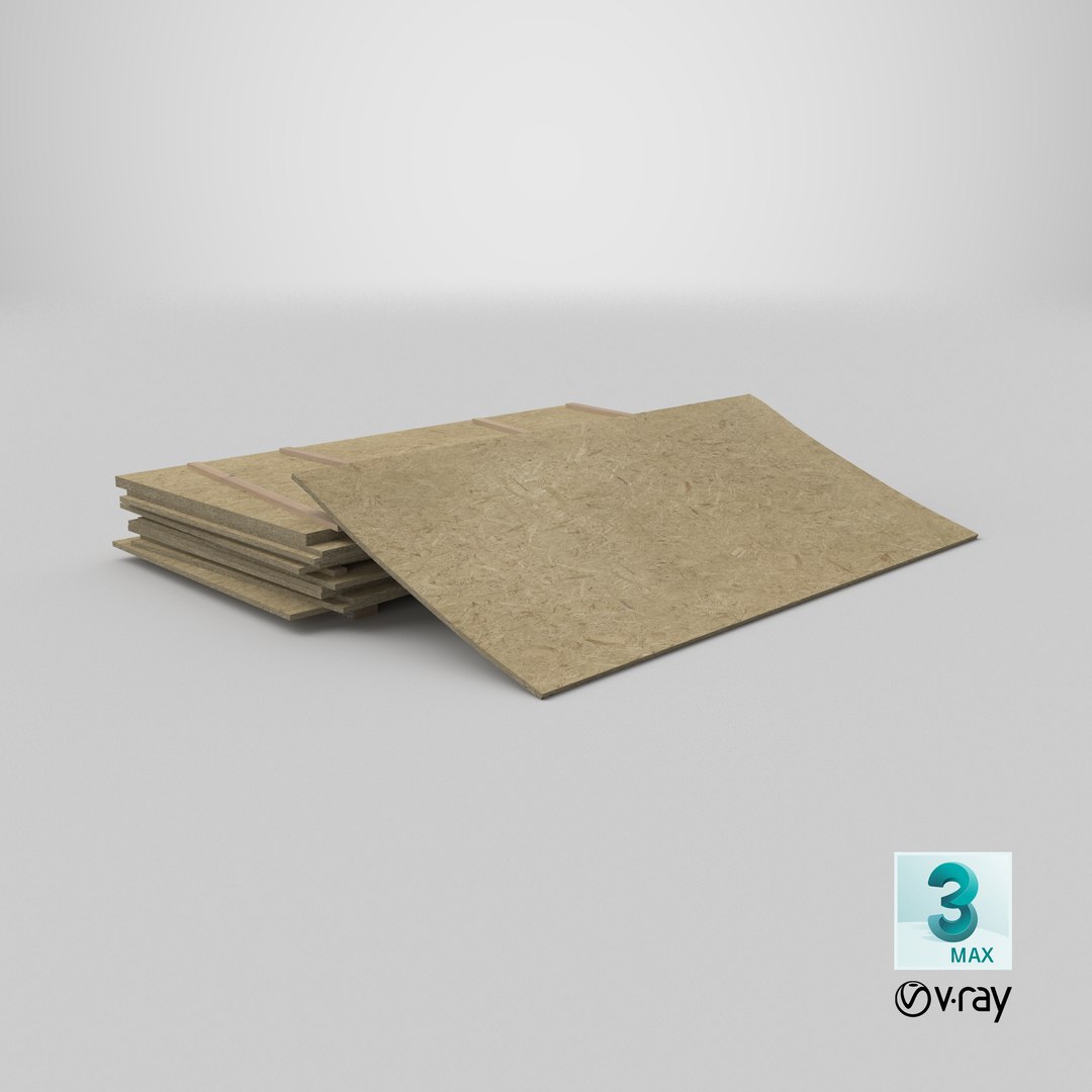 Stack Of Plywoods Chipboard PBR 2 3D Model - TurboSquid 2186543