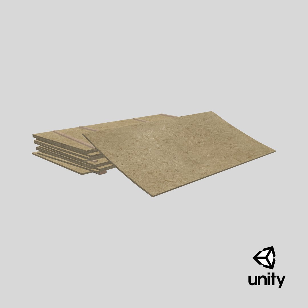 Stack Of Plywoods Chipboard PBR 2 3D Model - TurboSquid 2186543
