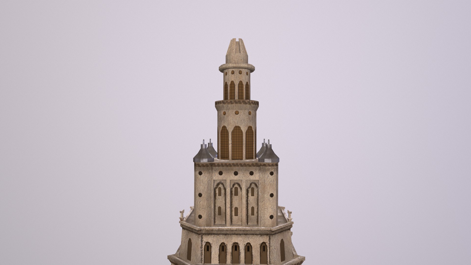 3D Model Lighthouse Of Alexandria Fantastic - TurboSquid 1854032