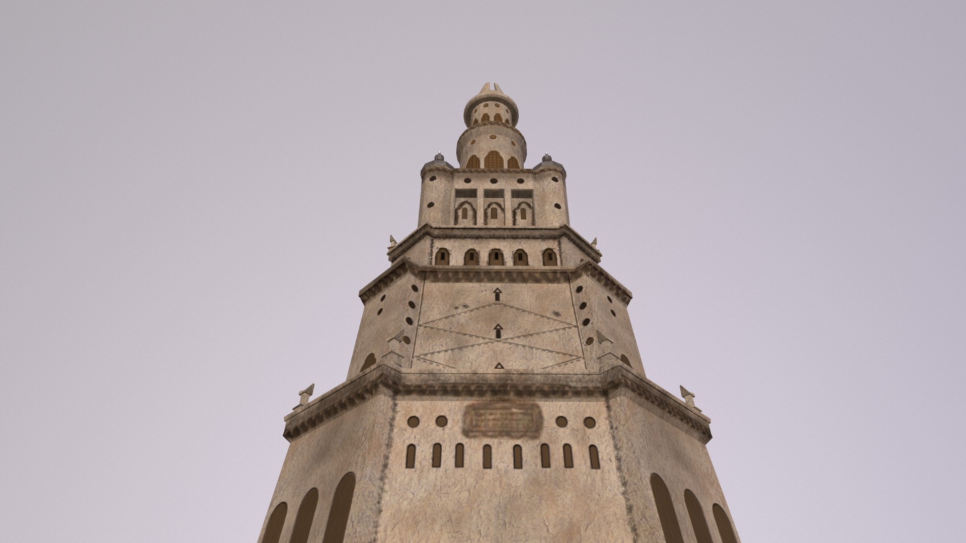 3D Model Lighthouse Of Alexandria Fantastic - TurboSquid 1854032