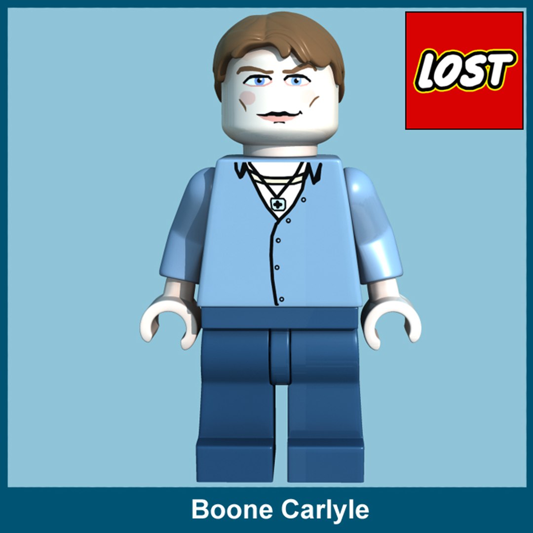 3d Model Lego Lost Character Pack