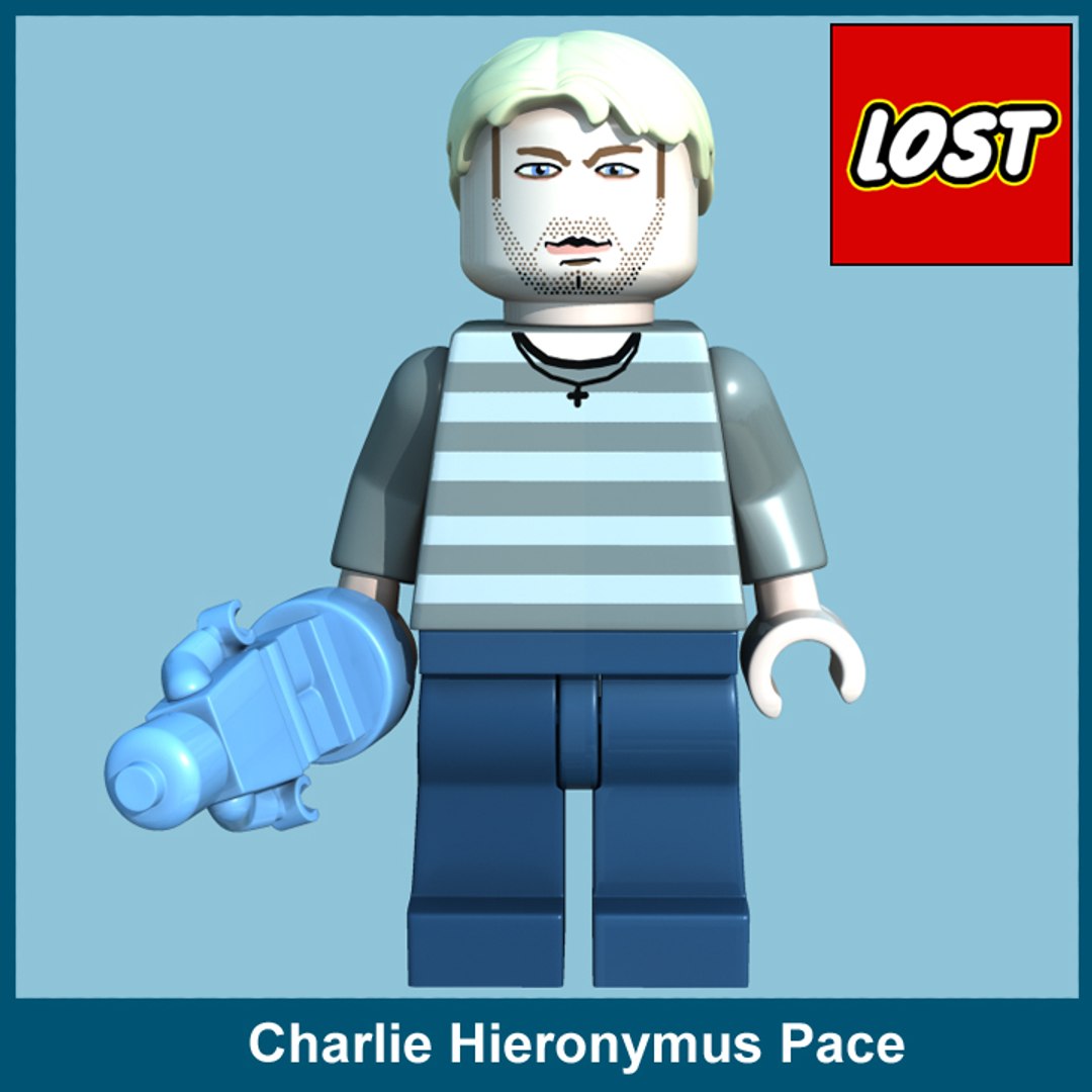 3d Model Lego Lost Character Pack