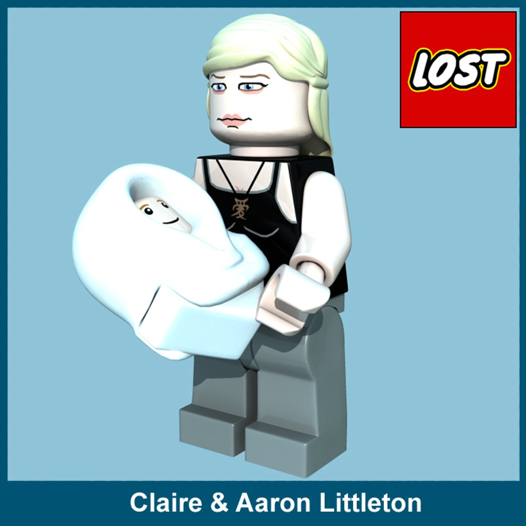 3d Model Lego Lost Character Pack