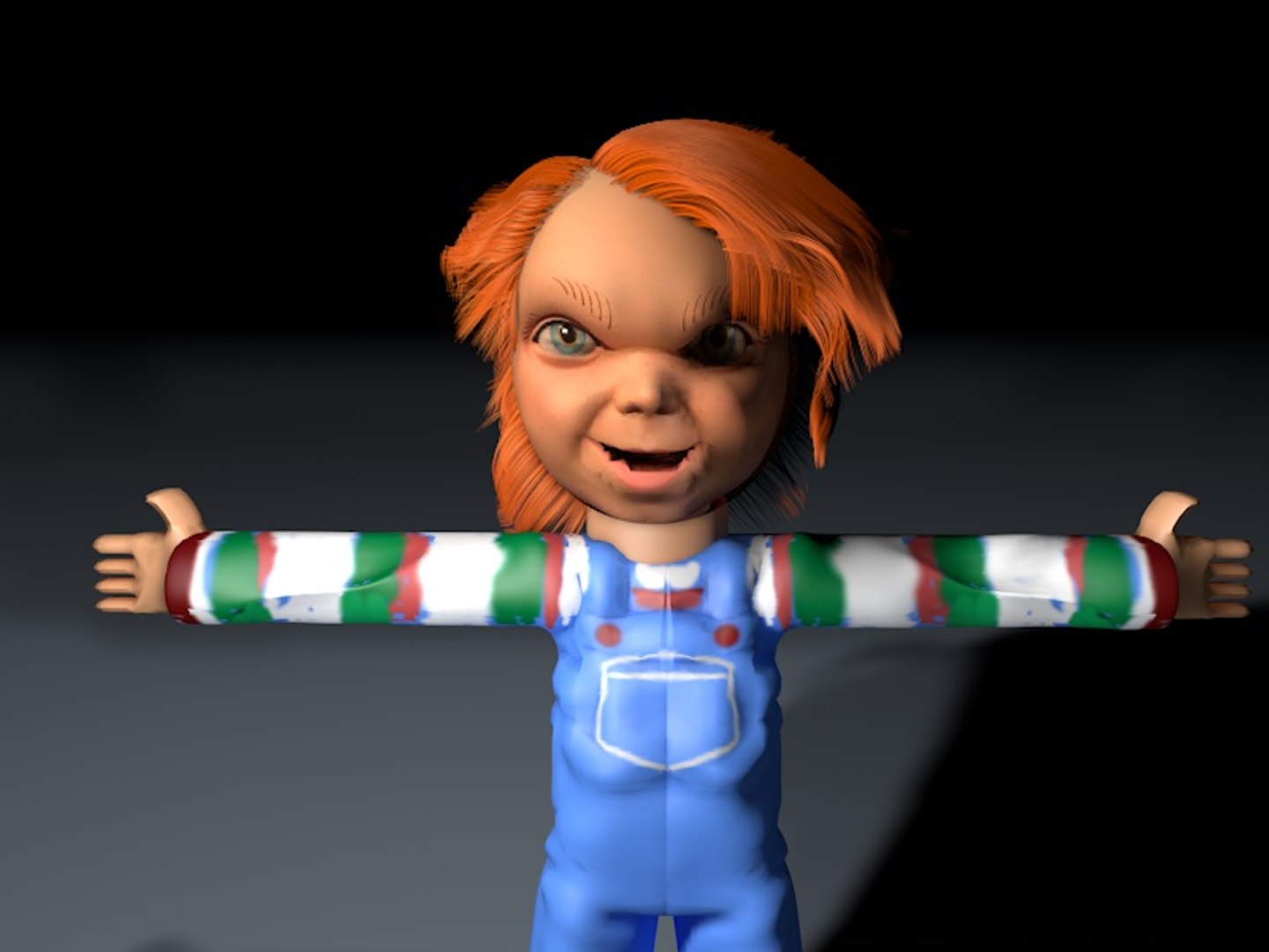 Childs Play Chucky 3D Model - TurboSquid 1283368