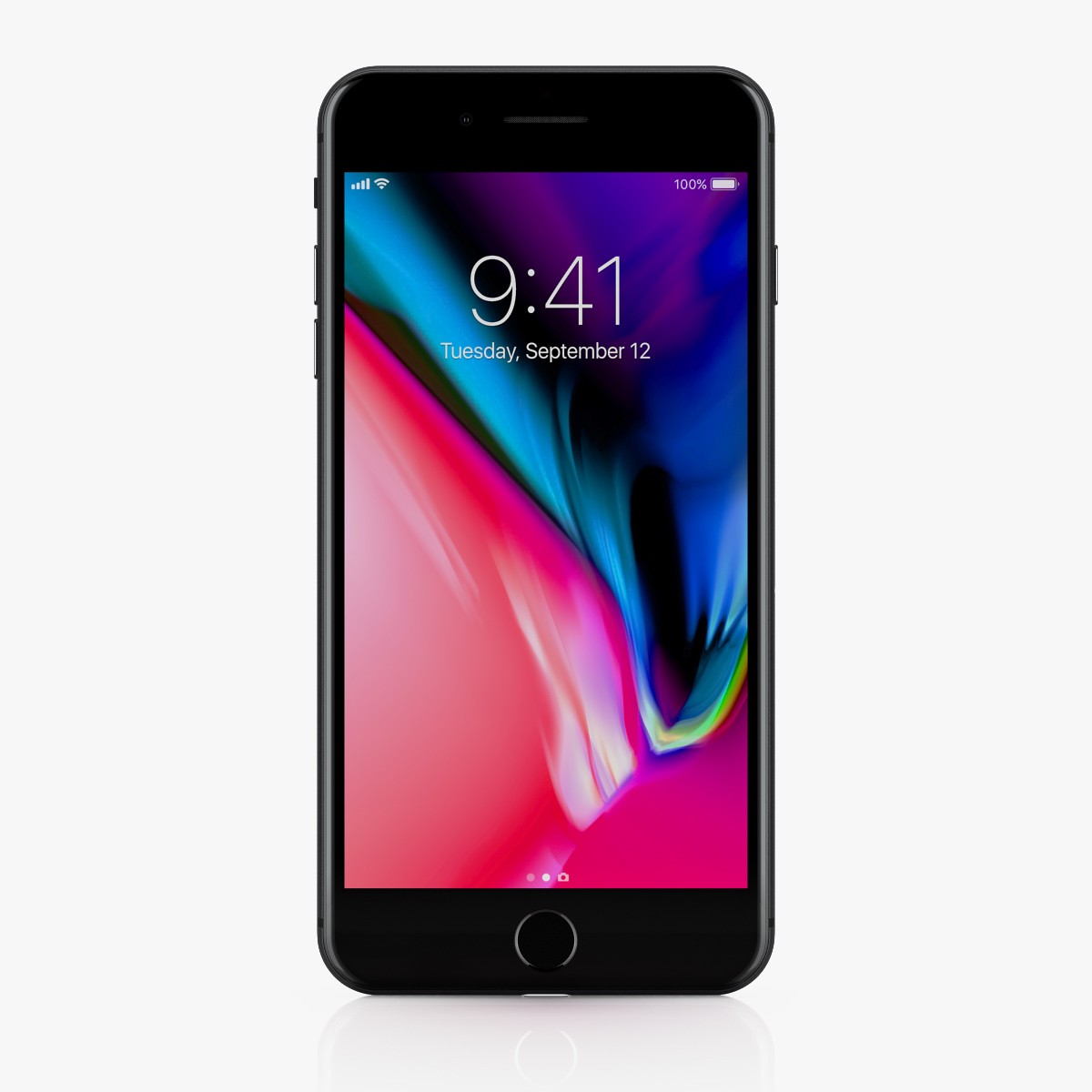 3D model apple iphone 8 black - TurboSquid 1183968