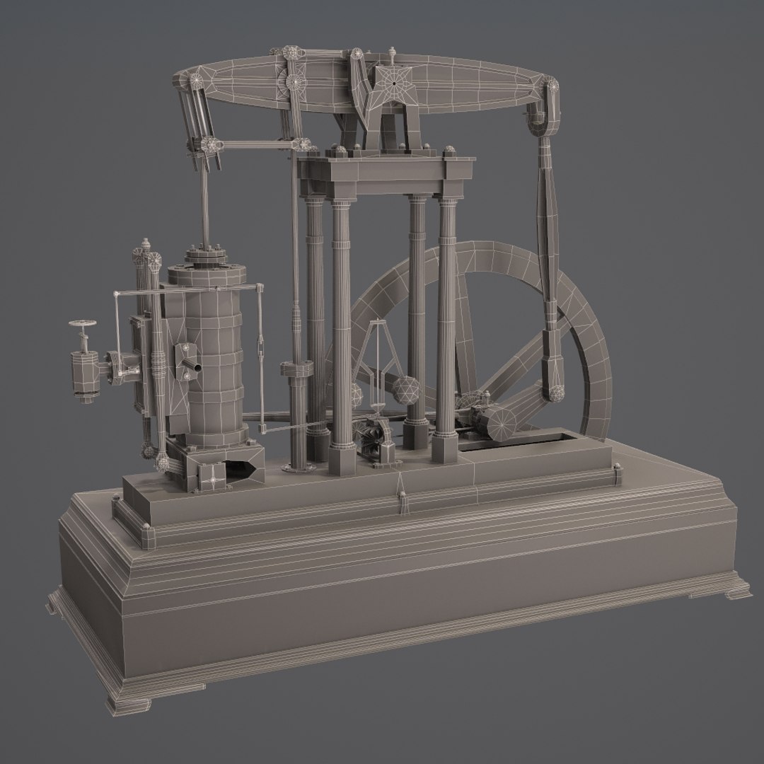 3d model beam engine