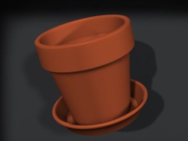 3dsmax flower pot