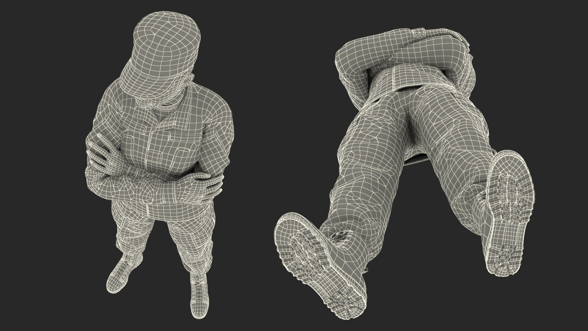 Black female soldier military model - TurboSquid 1694968