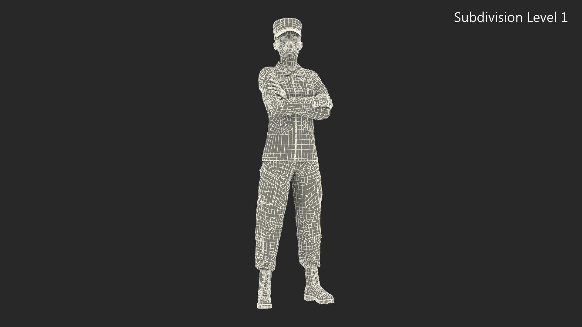 Black female soldier military model - TurboSquid 1694968