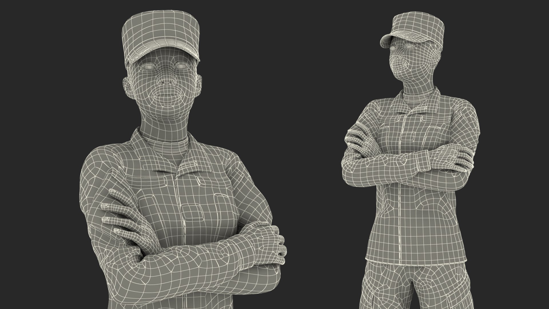 Black female soldier military model - TurboSquid 1694968