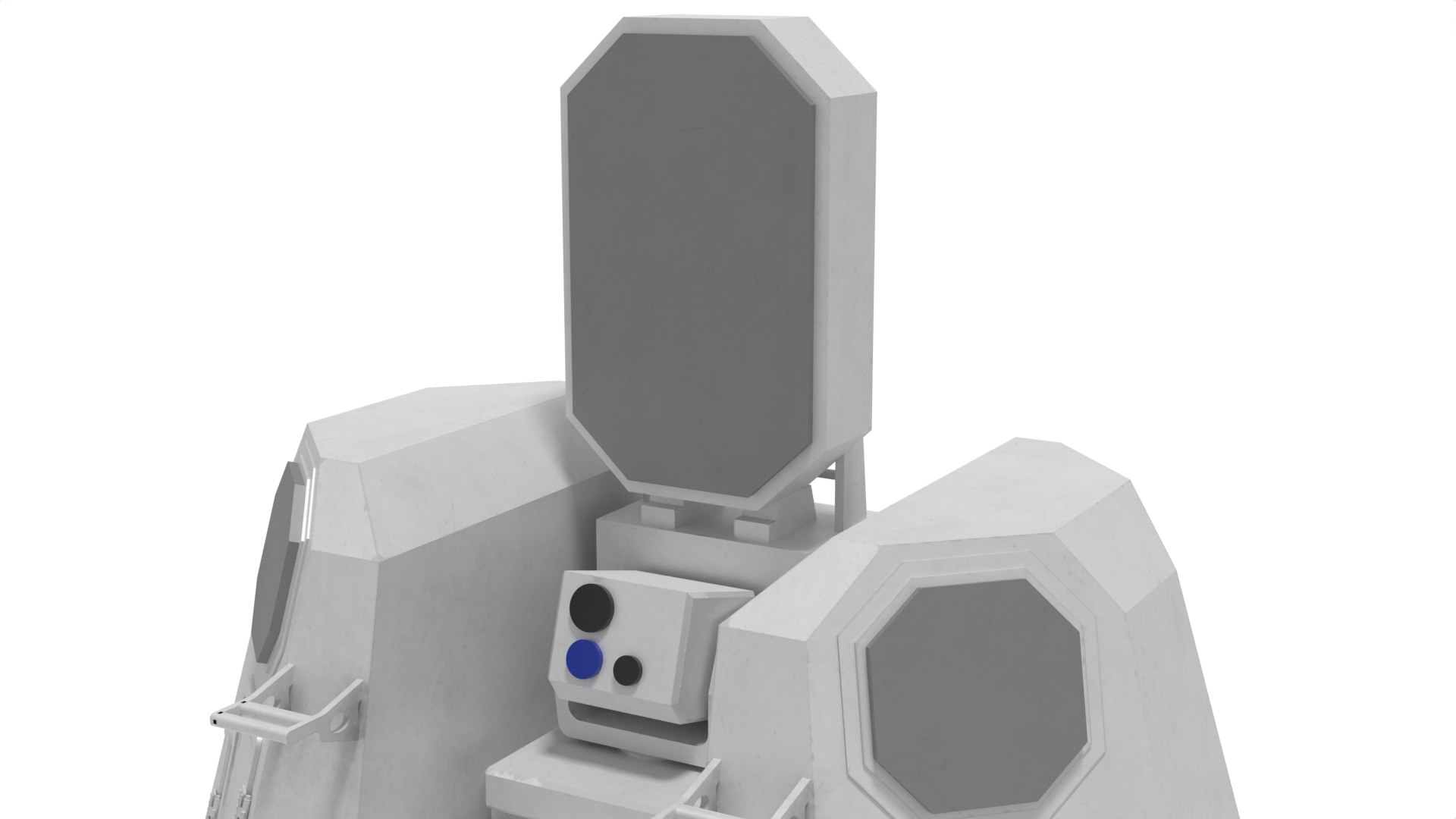 CIWS2 3D Model - TurboSquid 2219297