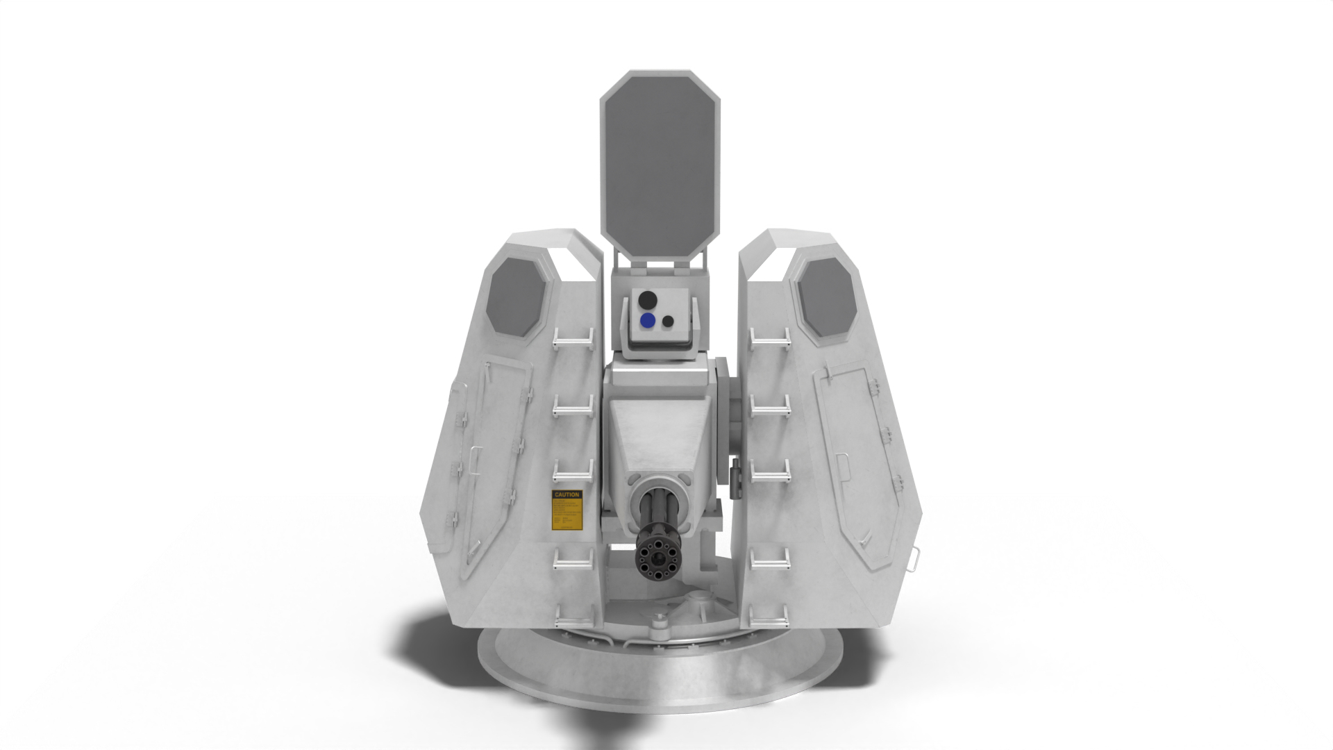 CIWS2 3D Model - TurboSquid 2219297