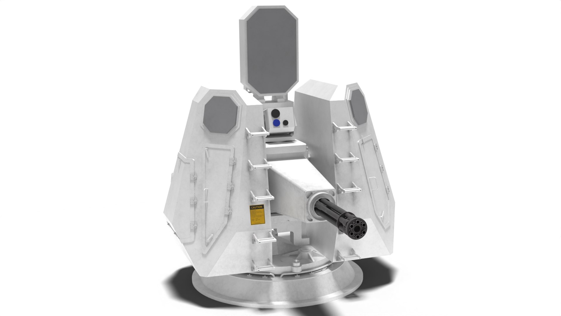 CIWS2 3D Model - TurboSquid 2219297