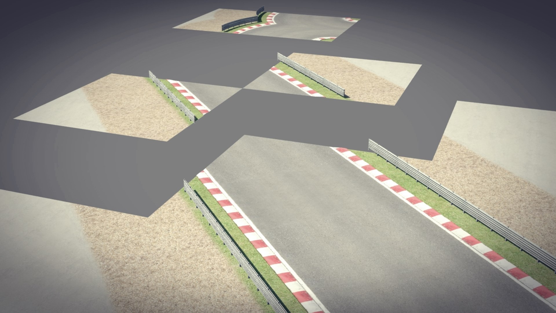 Kit Tracks Racing 3D Model - TurboSquid 1457372