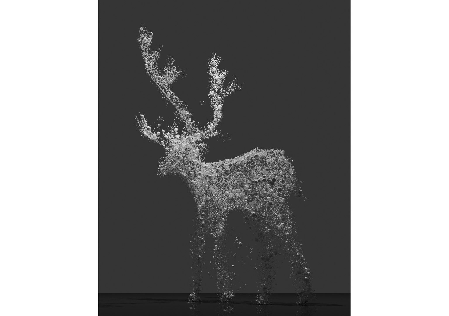 3D Particle Animal Deer Model - TurboSquid 2066075