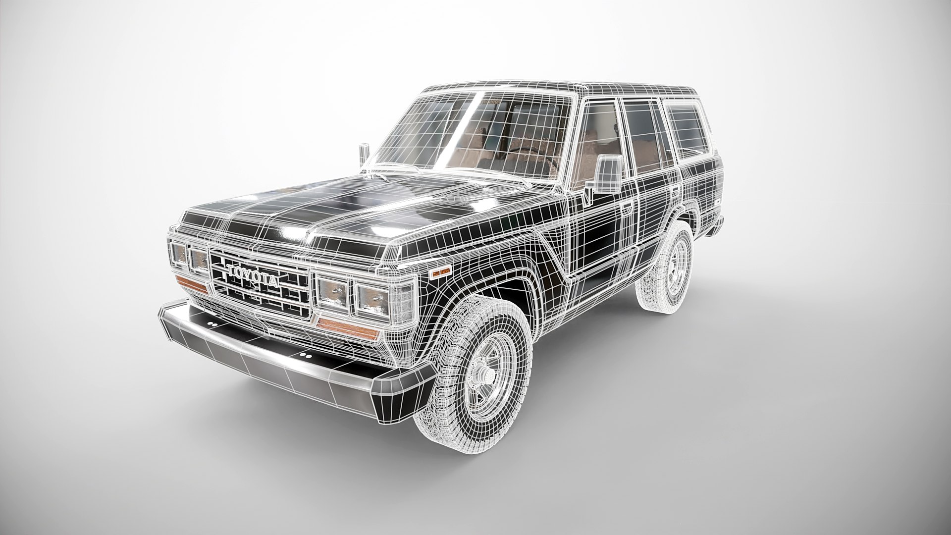 3D Toyota Land Cruiser J60 1980-1990 Facelift - TurboSquid 2410117
