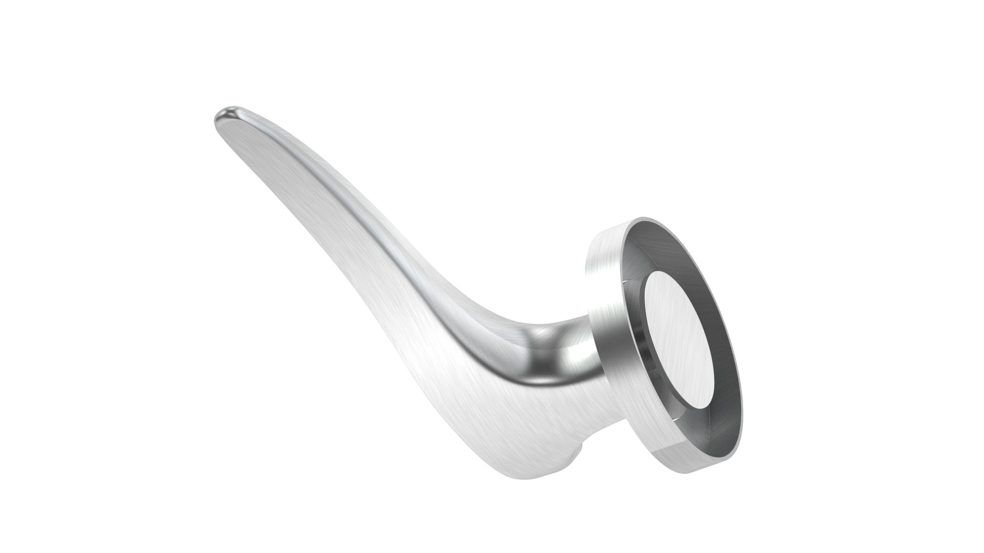 3D Consort Lunar Satin Stainless Steel Door Handle - TurboSquid 1760491