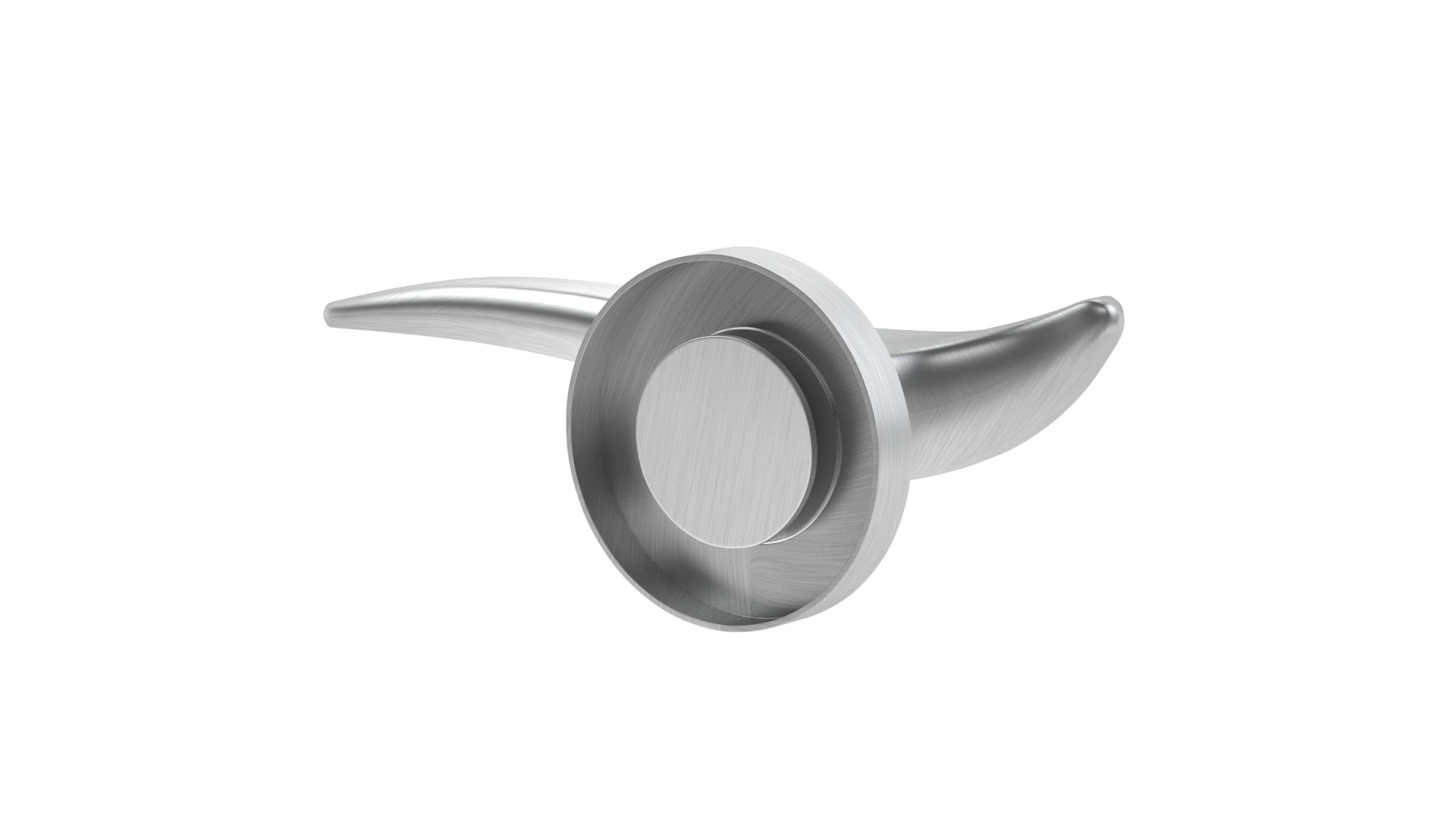 3D Consort Lunar Satin Stainless Steel Door Handle - TurboSquid 1760491