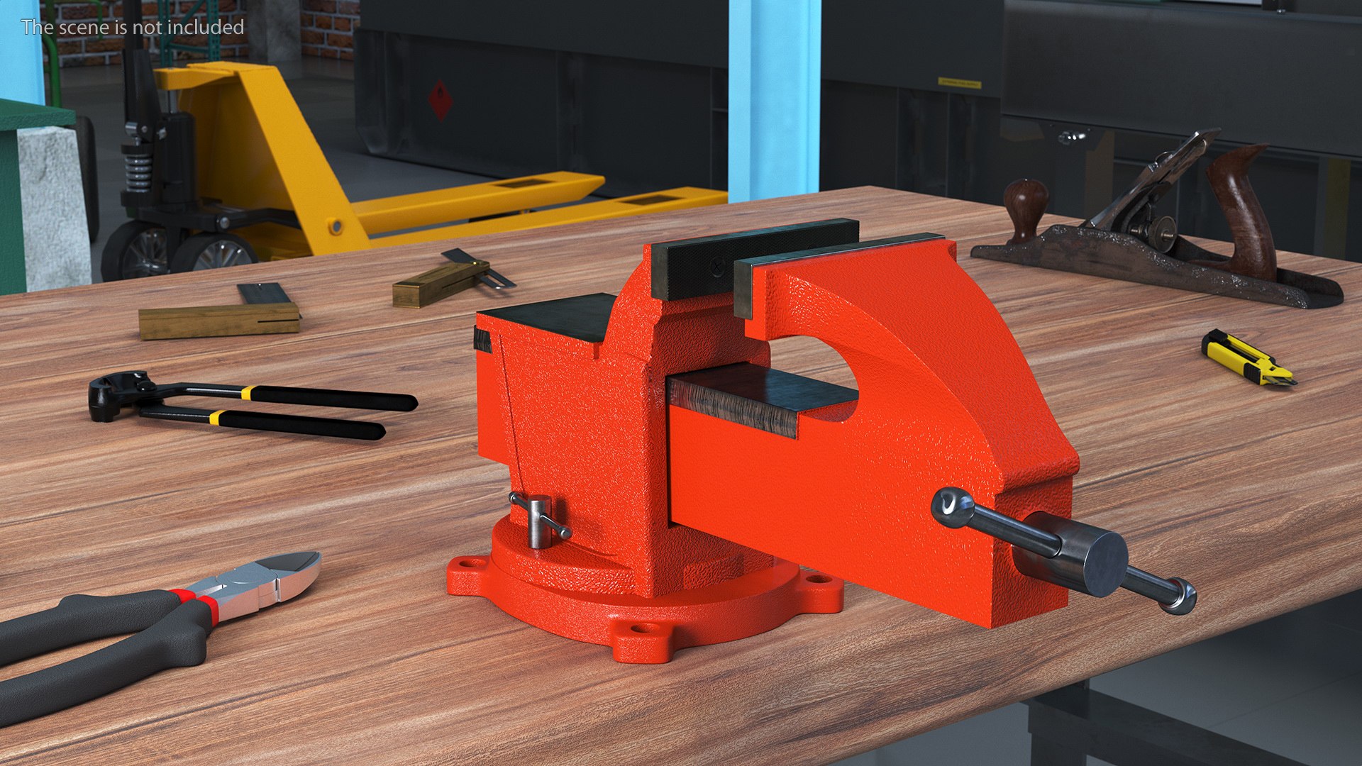 Bench Vise with Swivel Base 3D model - TurboSquid 2151228