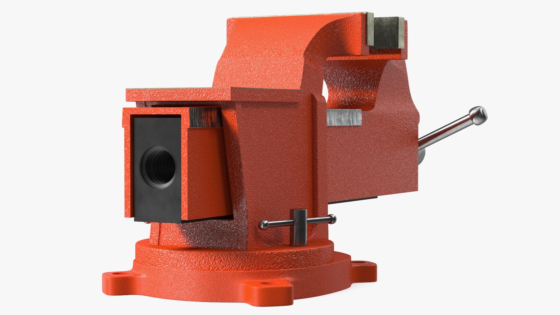 Bench Vise with Swivel Base 3D model - TurboSquid 2151228
