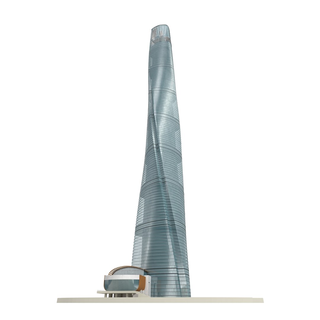 3d model shanghai tower china