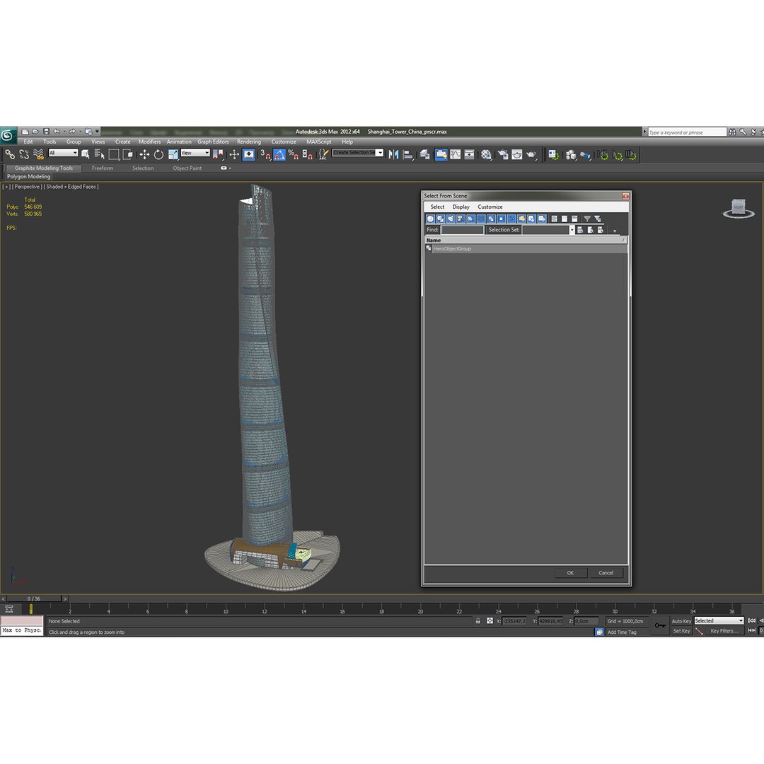 3d model shanghai tower china