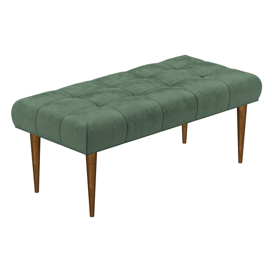 TUFTED BENCH 3D Model - TurboSquid 1835363