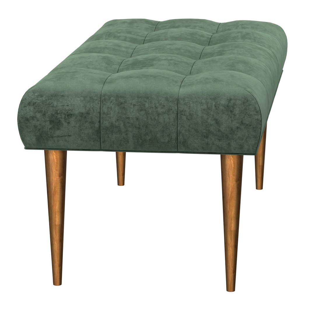 TUFTED BENCH 3D Model - TurboSquid 1835363
