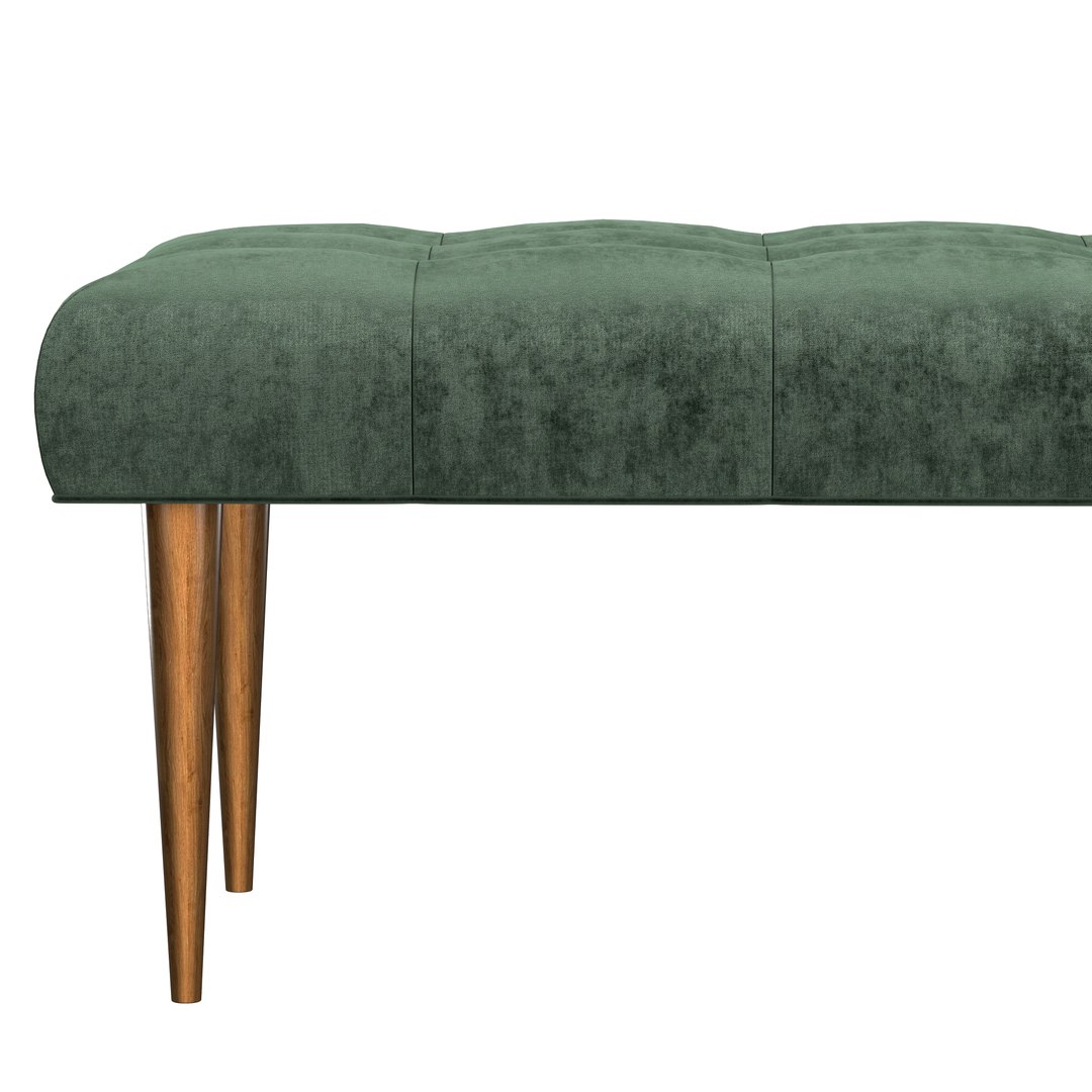 TUFTED BENCH 3D Model - TurboSquid 1835363